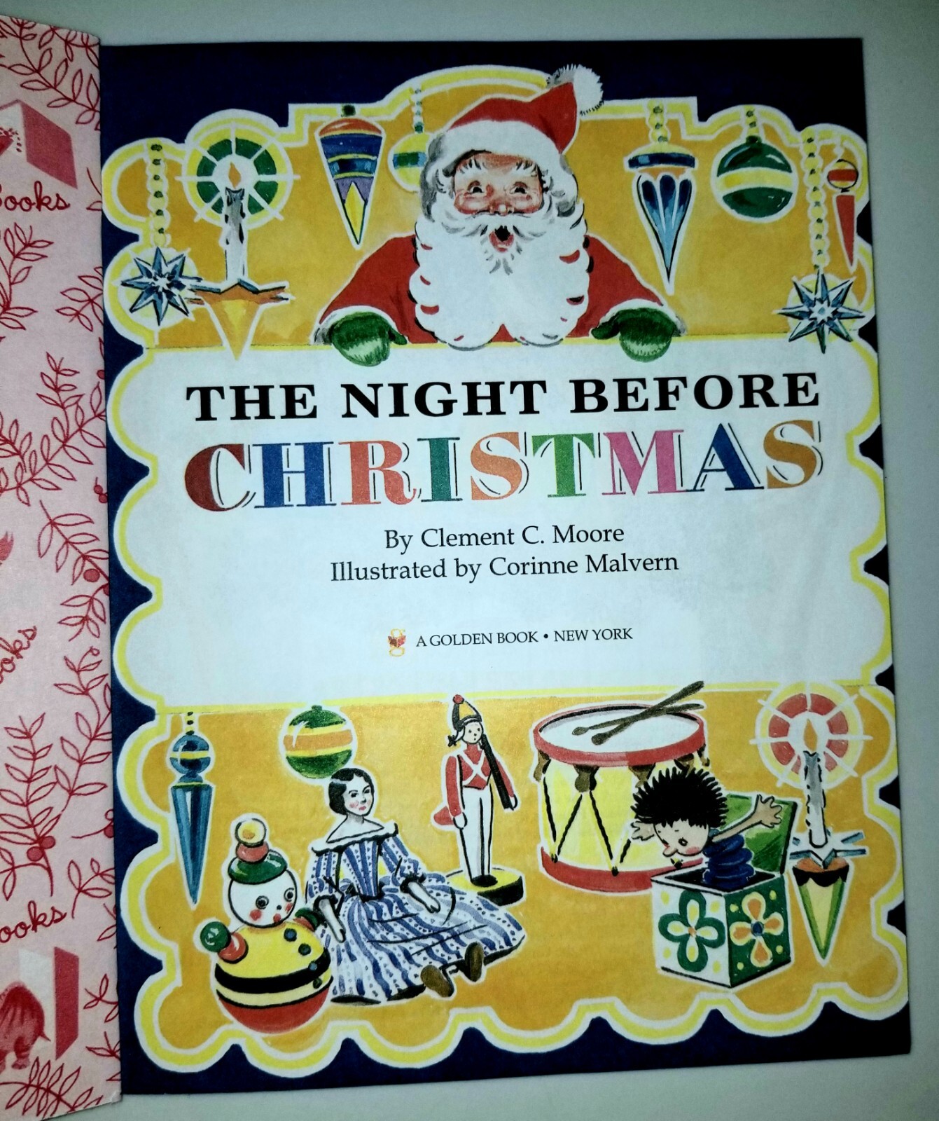 The Night Before Christmas by Clement C. Moore. Little Golden Book Classic 9780375863592| eBay