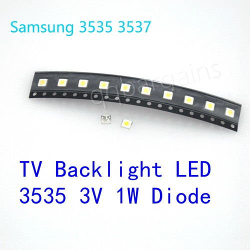 Samsung TV Backlight LED Diodes SMD 3535 3537 3V Cool White Vizio RCA ...