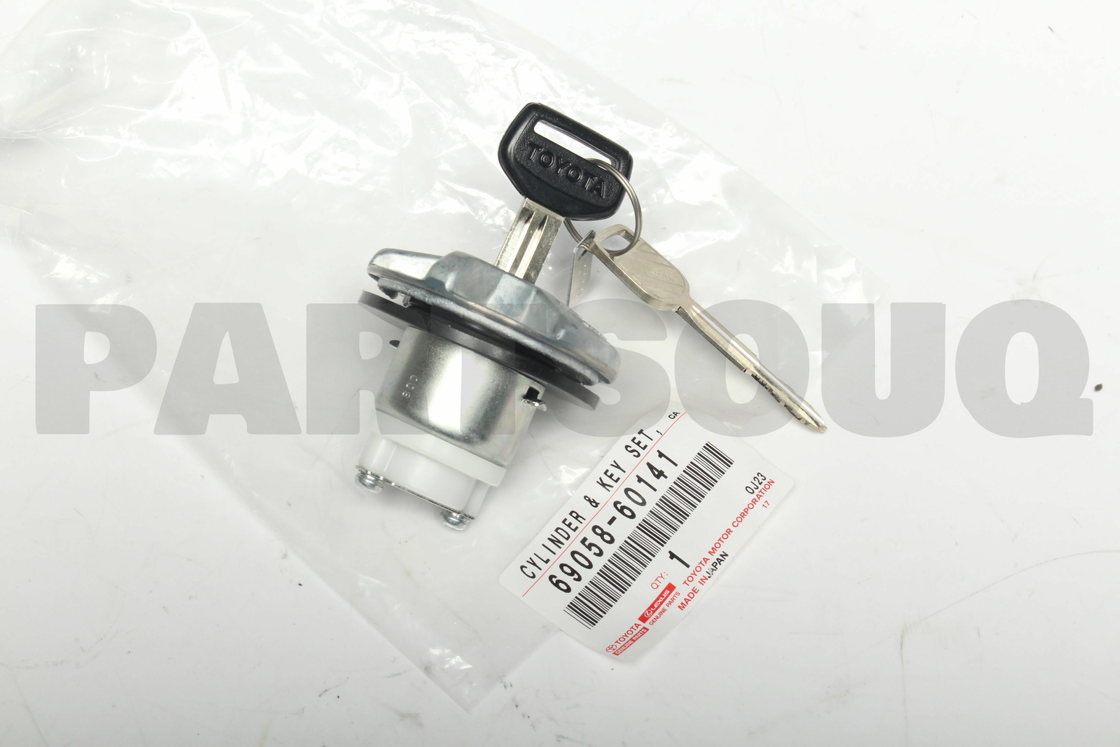 6905860141 Genuine Toyota CYLINDER & KEY SET, FUEL FILLER LID | eBay