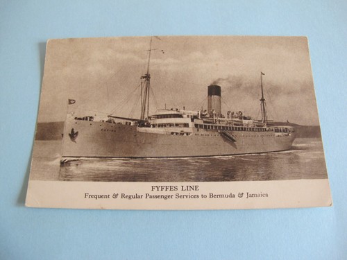 Fyffes Line Cavina Ship Postcard | eBay