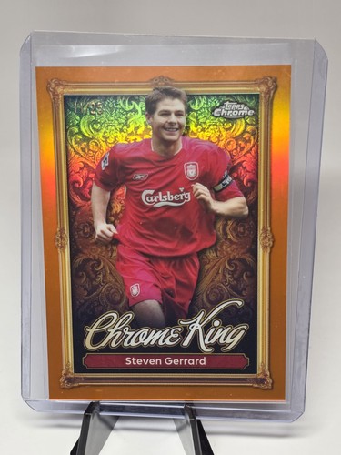 2025-26 Topps Premier Steven Gerrard #CK-12 Chrome King /25 Orange | eBay