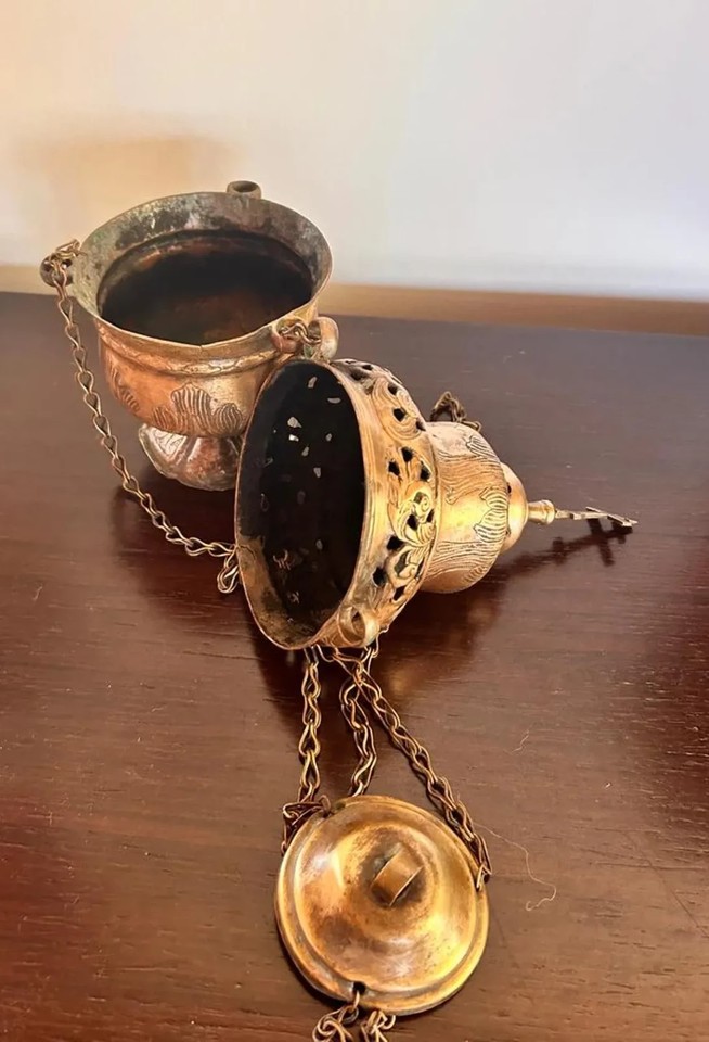 Antique Russian Orthodox Ecclesiastical Censer 19th century. | eBay