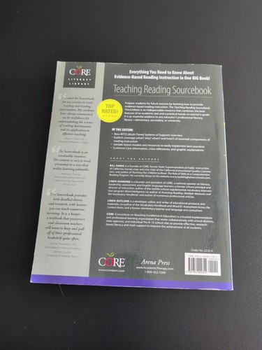 Teaching Reading Sourcebook Core 3rd Edition by Honig Bill; Diamond ...