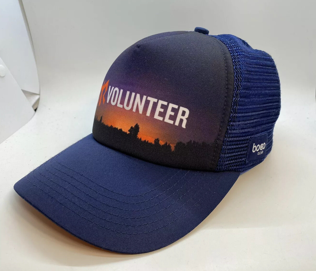 Ragnar Relay Boco Gear Volunteer Cap Hat Adult Trucker Snapback Blue ...