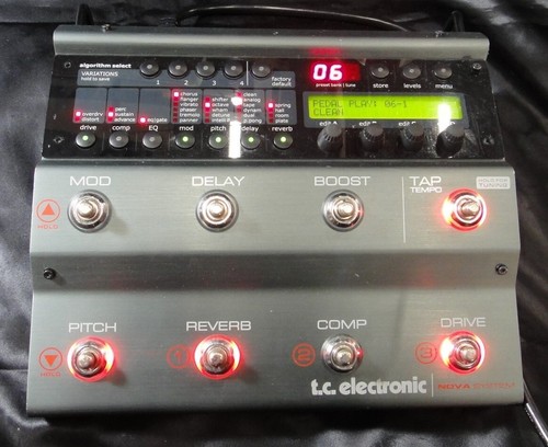 TC Electronic Nova System Guitar Multi effect pedal Tested W/Power Code ...