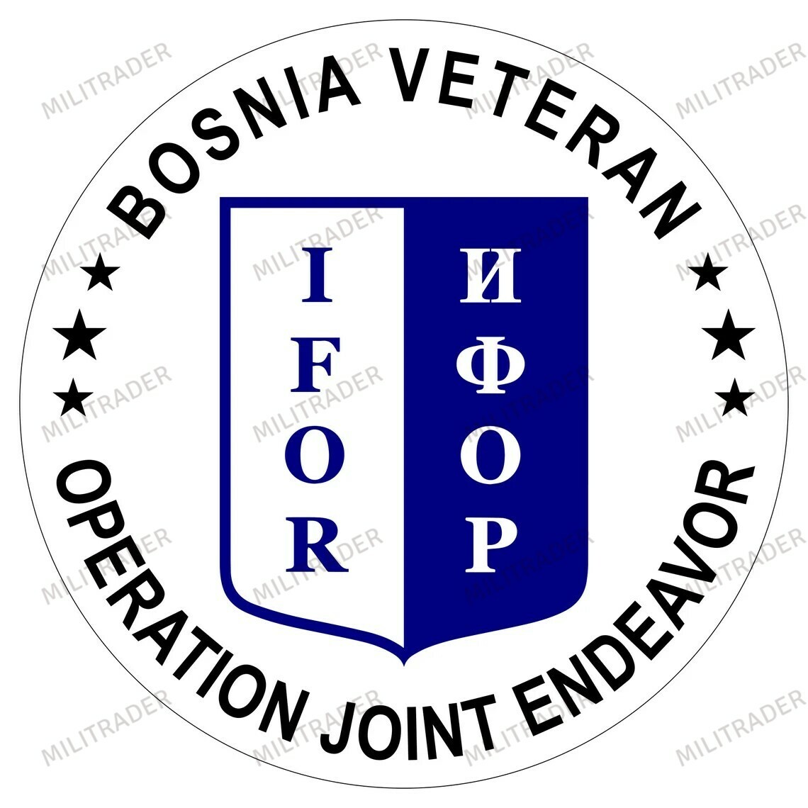 Operation Joint Endeavor Veteran Self-adhesive Vinyl Decal (Bosnia) | eBay