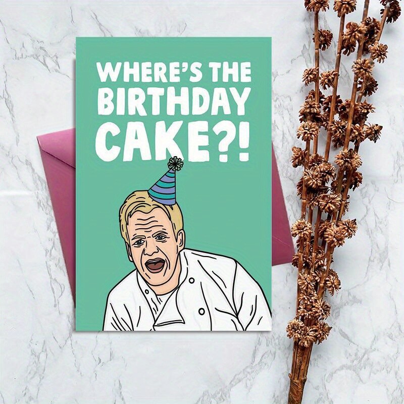 Gordon Ramsay Birthday Memes Gordon Ramsay Birthday Card WHERE'S THE