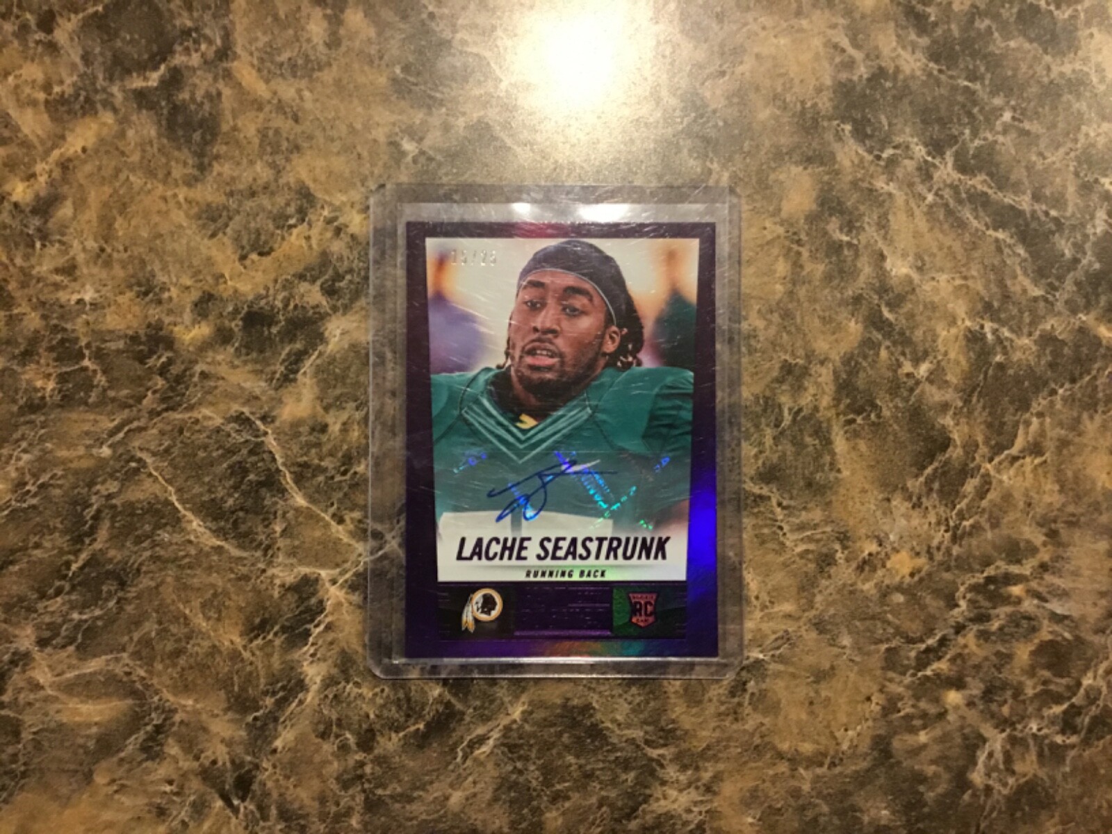 LACHE SEASTRUNK 2014 Panini Prestige RC Rookie Auto Purple Refractor 15 ...