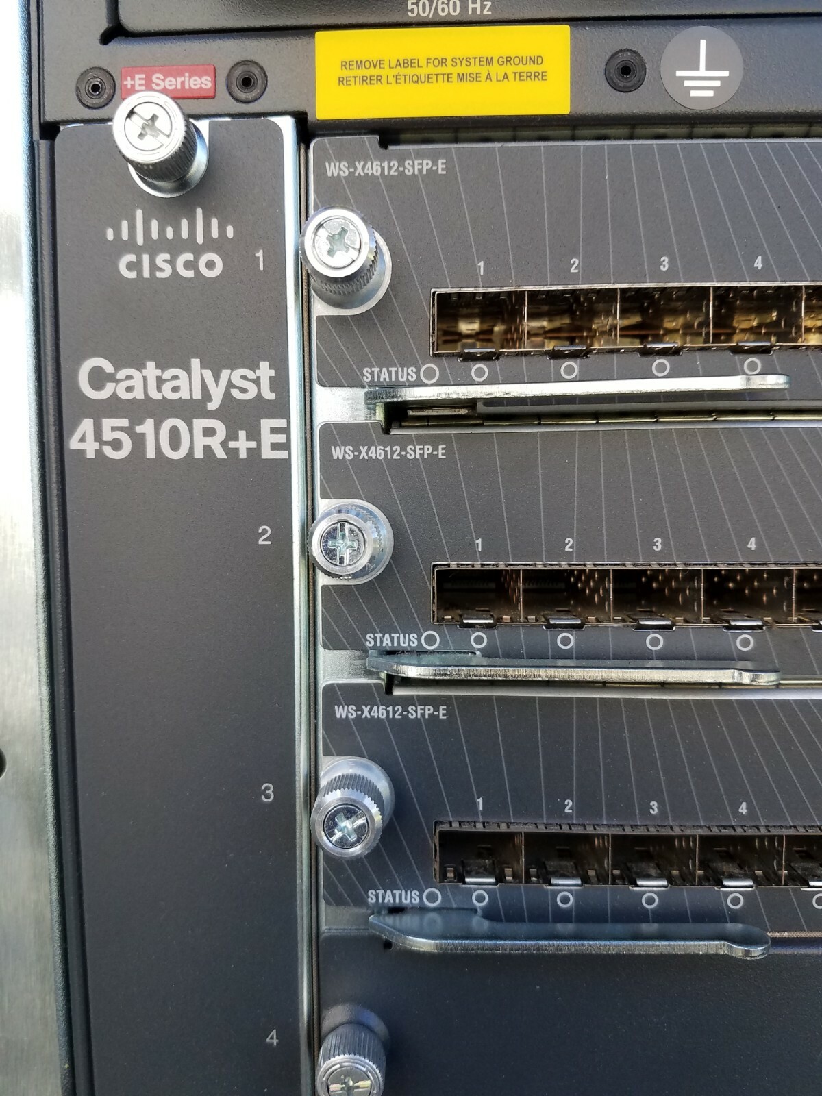 Cisco Catalyst 4510R+E 1-WS-X45-SUP7-E / 3-WS-X4748RJ45V+E / 3-X4512 ...