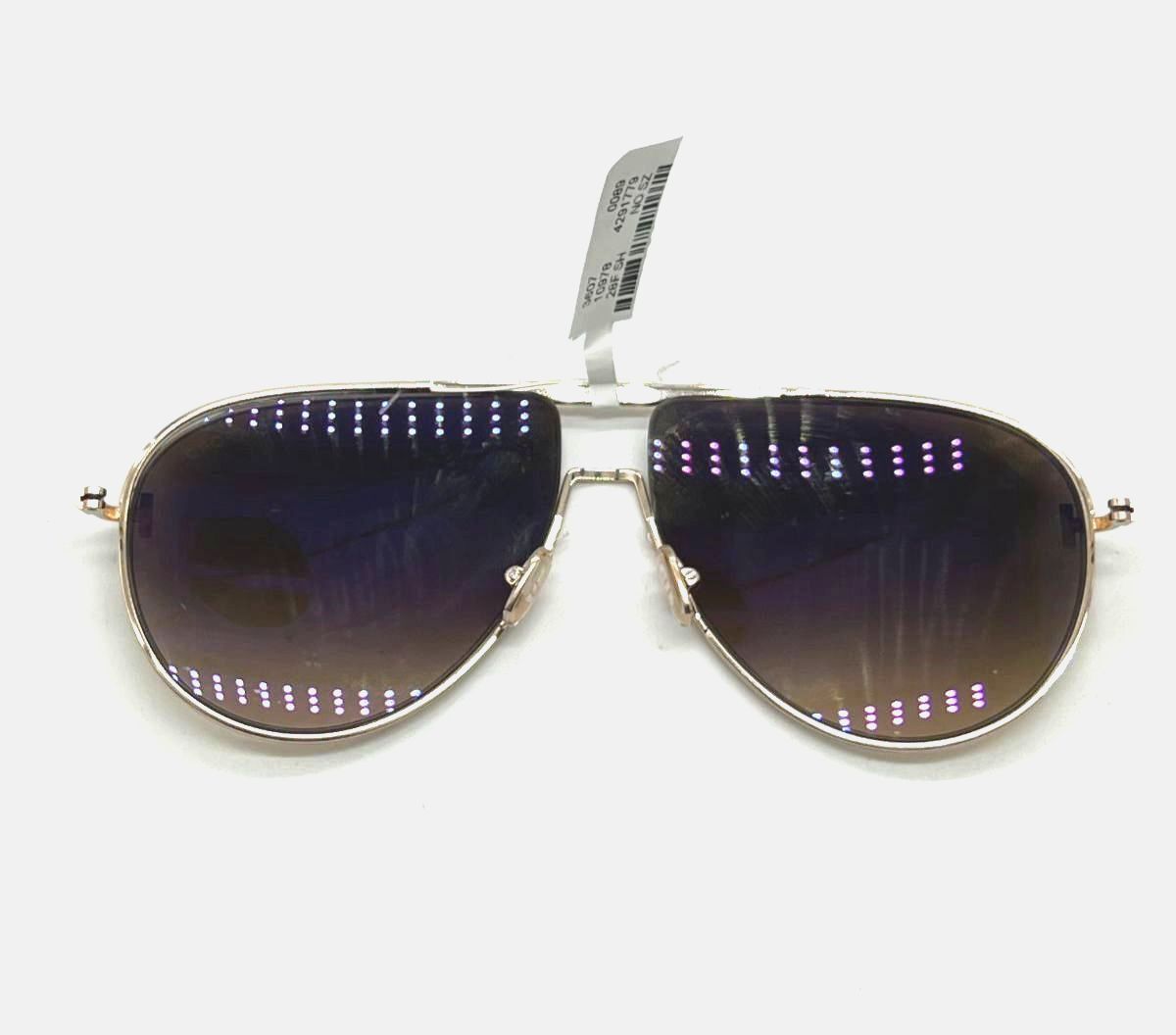 $520 Authentic Tom Ford Theo TF924 28F Women Gold Aviator Sunglasses ...