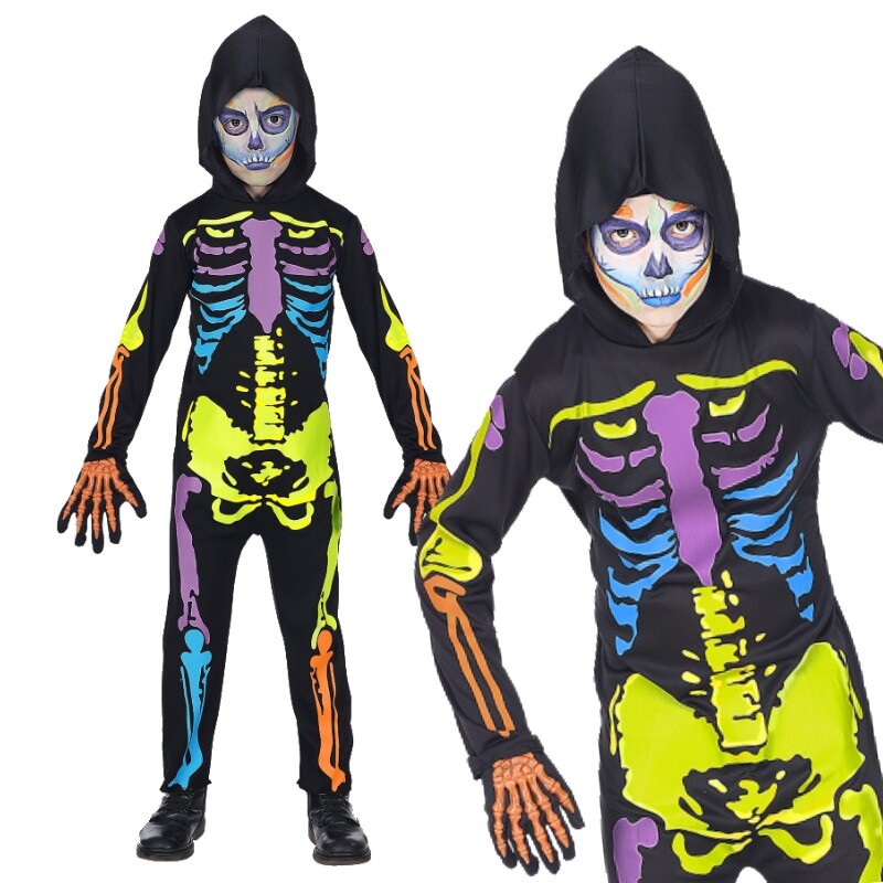 Halloween Kostum Skelett Kinder