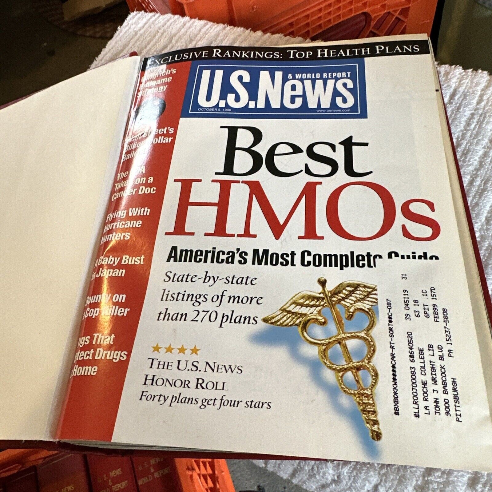 U.S. News & World Report October 5, 1998 Best HMOs Cover | eBay