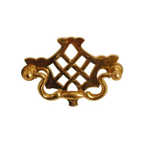 Lattice Handle Antique Brass Bright Brass Cupboard Drawer Pull Door ...