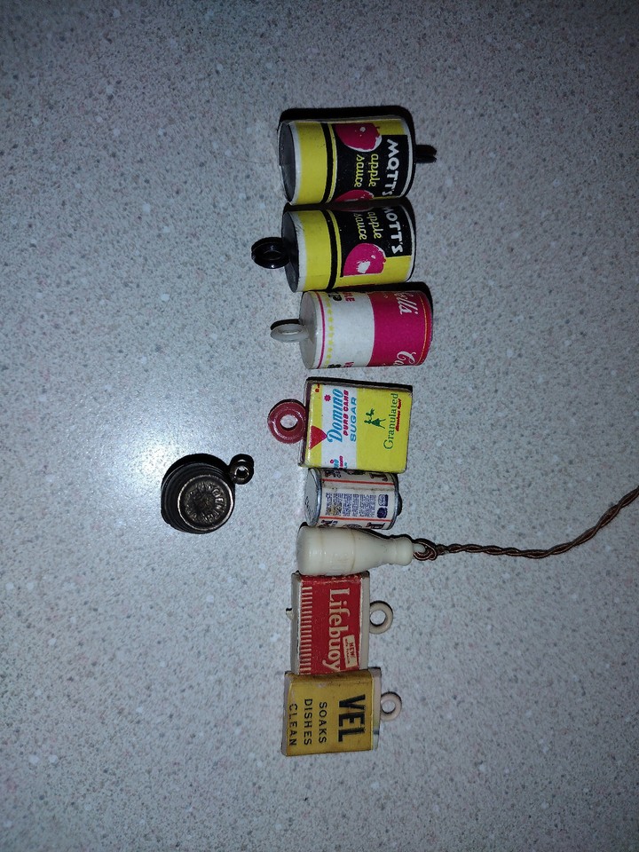 VINTAGE 40s/50s Advertising Promotional Giveaway Charm Lot Collectible ...