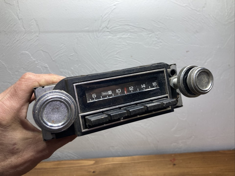 Delco GM Car Stereo AM Radio Vintage 1960s 1970s Chevrolet Untested | eBay