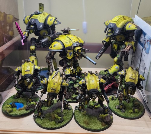 Warhammer 40k Imperial Knight Coldshroud Army Fully Painted And Custom ...