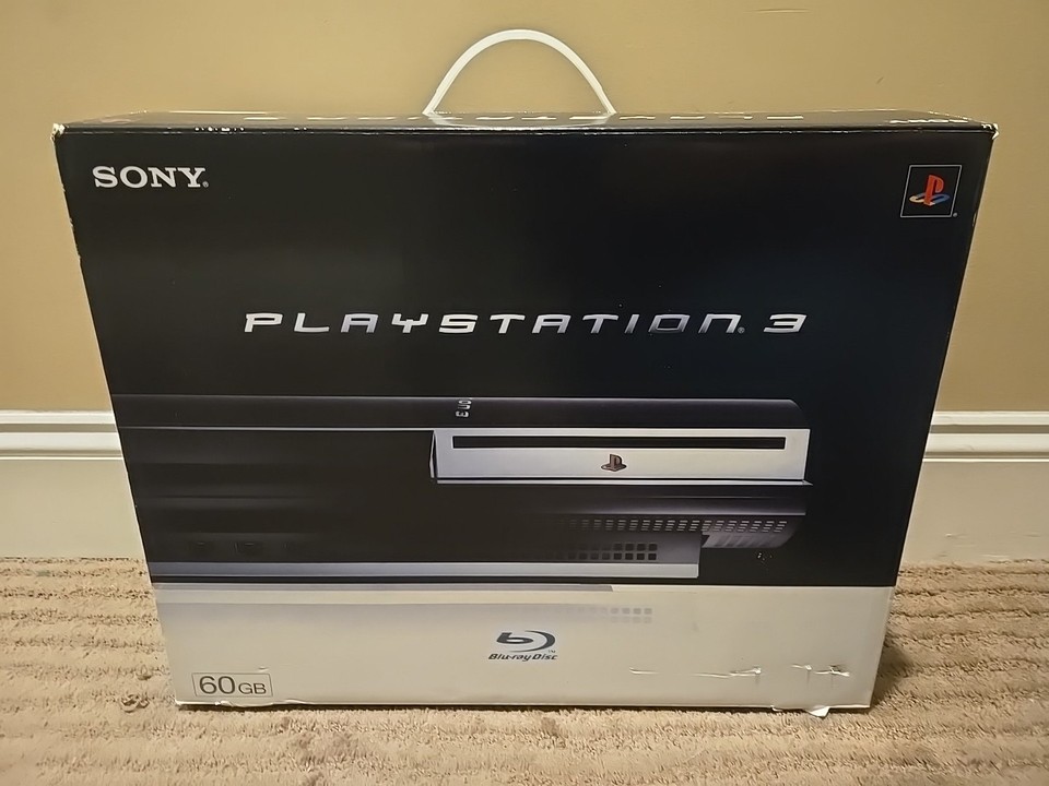 BOX ONLY PS3 cecha01 60gb Backwards Compatible Console BOX AND INSERTS ...