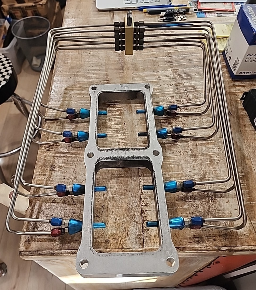 6-71, 8-71, Nitrous Oxide Blower Injector Plate Assembly | eBay