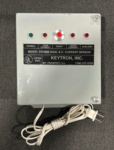 KEYTRON DUAL A.C. CURRENT SENSOR CS100B- Comes As Shown | eBay