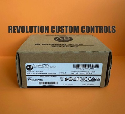 Sealed Allen Bradley 1769-OW16 /A CompactLogix 16P Relay Output Module ...