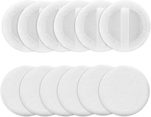 Loose Powder Sponge 12 Pieces round Velour Face Makeup Compact Body ...