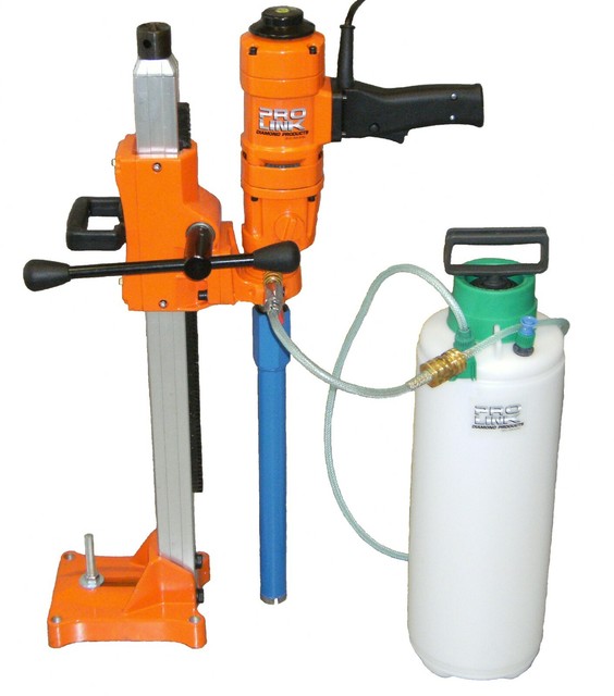 4" NEW 3 SPEED HAND HELD CORE DRILL WITH STAND AND WATER TANK | eBay