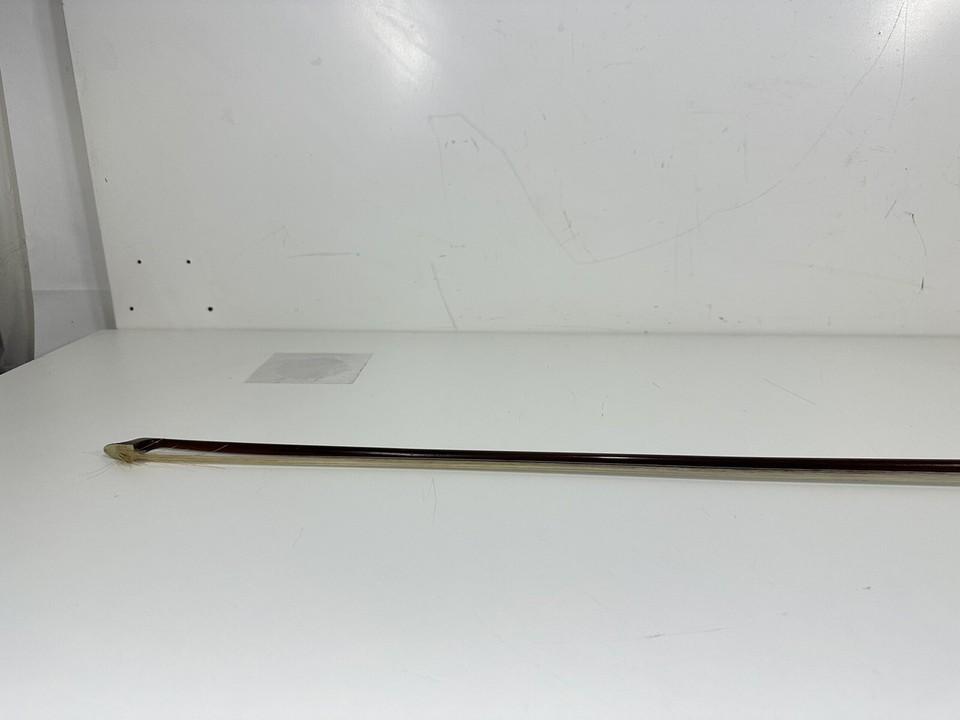 Vintage Rare Karl Beck 4/4 Violin Bow Silver Mounted with Mother-Of ...