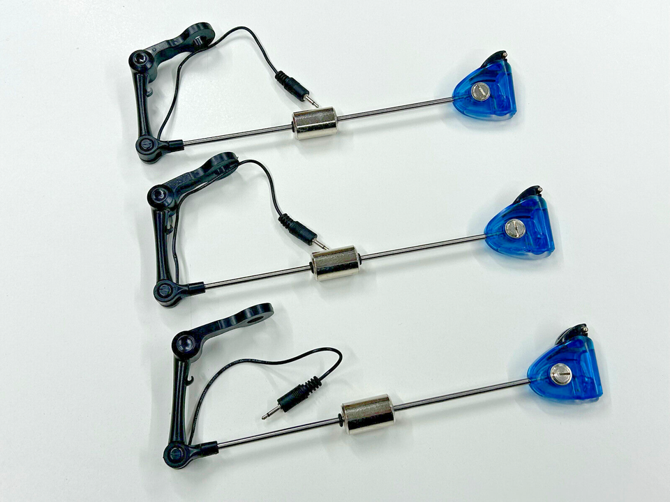 3 x Blue Drop off illuminated Bite Indicators. Slider Weight, 2.5mm ...
