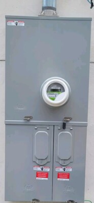 400 / 320 amp meter main disconnect Combo Lever Bypass dual 200 ...
