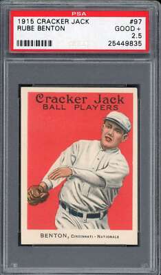1915 Cracker Jack 97 Rube Benton PSA 2.5 | eBay
