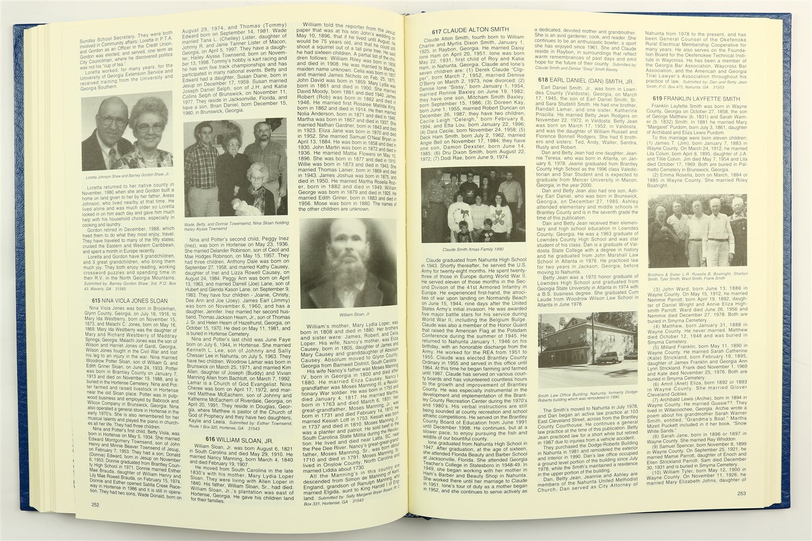 Brantley County, Georgia Nahunta Hickox Hoboken Hortense GA Family ...