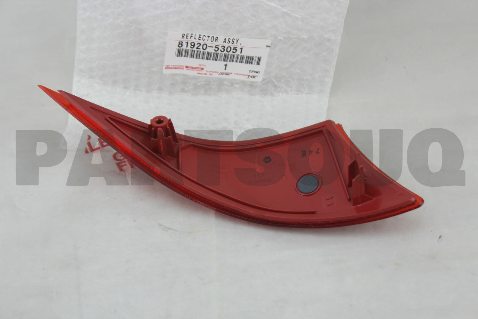 8192053051 Genuine Toyota REFLECTOR ASSY 81920-53051 | eBay