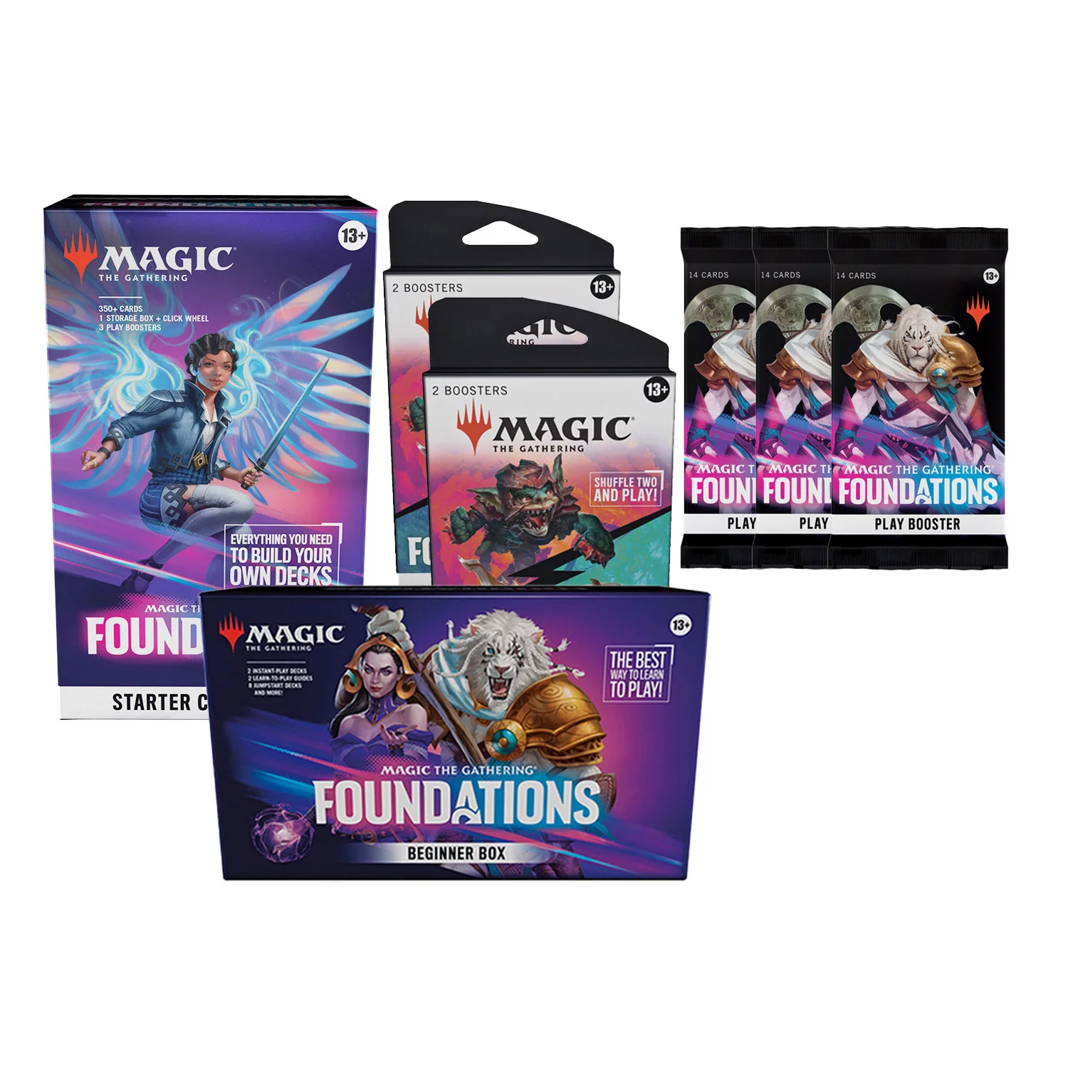Magic the Gathering Foundations Intro Kit: Beginner Box Starter ...