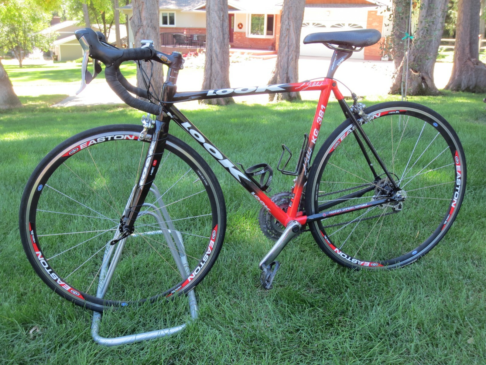 Look KG 381 Carbon Road Bike Frameset 60cm Rim Laurent Jalabert ...