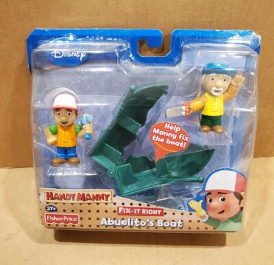 Disney Handy Manny Fix it Right Abuelito's Boat with figures, NIP, 2008 ...