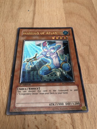 Warrior Of Atlantis FOTB-EN016 Ultimate Rare 1st Edition Yugioh Card | eBay