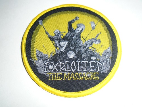 THE EXPLOITED THE MASSACRE WOVEN PATCH | eBay