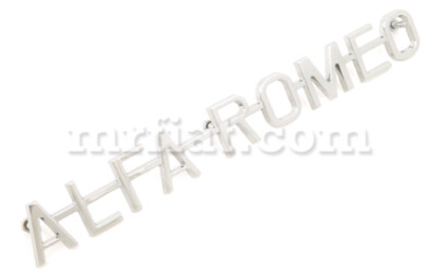 Alfa Romeo Chrome Script New | eBay