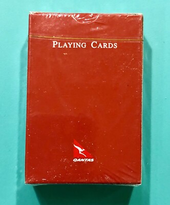 QANTAS RED PLAYING CARDS | eBay