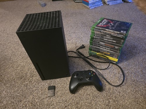 Xbox Series X 1TB Disc Version + 1 TB Seagate SSD Drive + Huge Game Lot ...