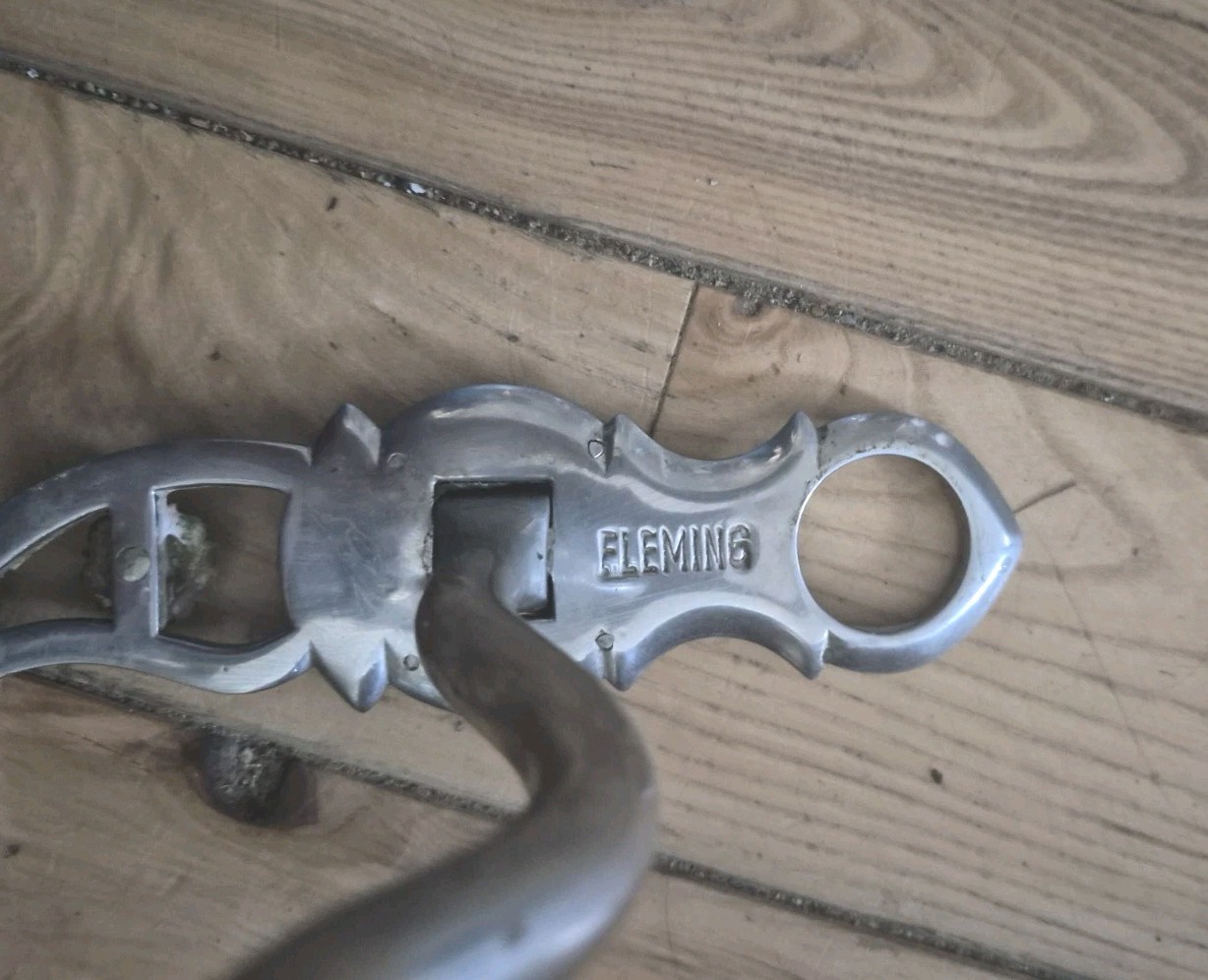 5 Inch Authentic VIntage Silver Fleming Horse Western Show Bit W ...