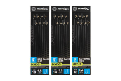 Matrix MXC-3 Barbless 6" 15cm Bait Banded Pole Rigs | eBay UK