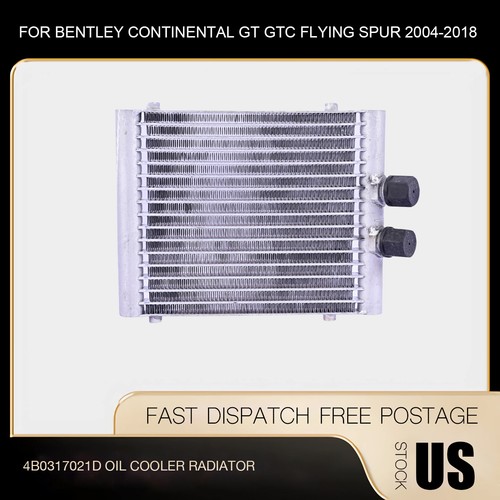 4B0317021D Oil Cooler Radiator For Bentley Continental Gt Gtc Flying ...