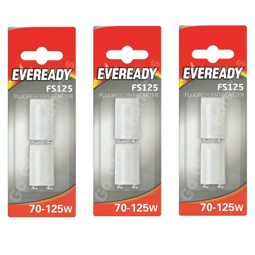 Fluorescent Starters FS22 (4-22W) FSU (4-65W) FS125 (70-125W) Tube ...
