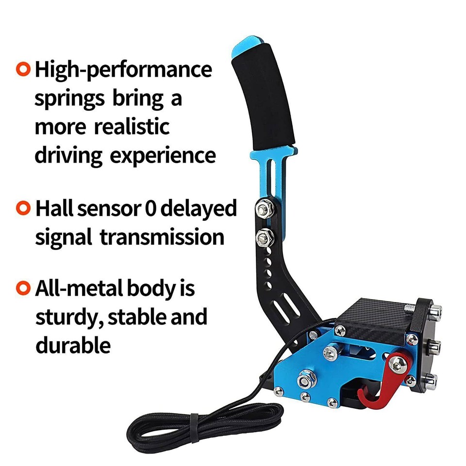 64 Bit USB PC Handbrake SIM for Racing Games G25/27/29 T500 T300 G923 ...
