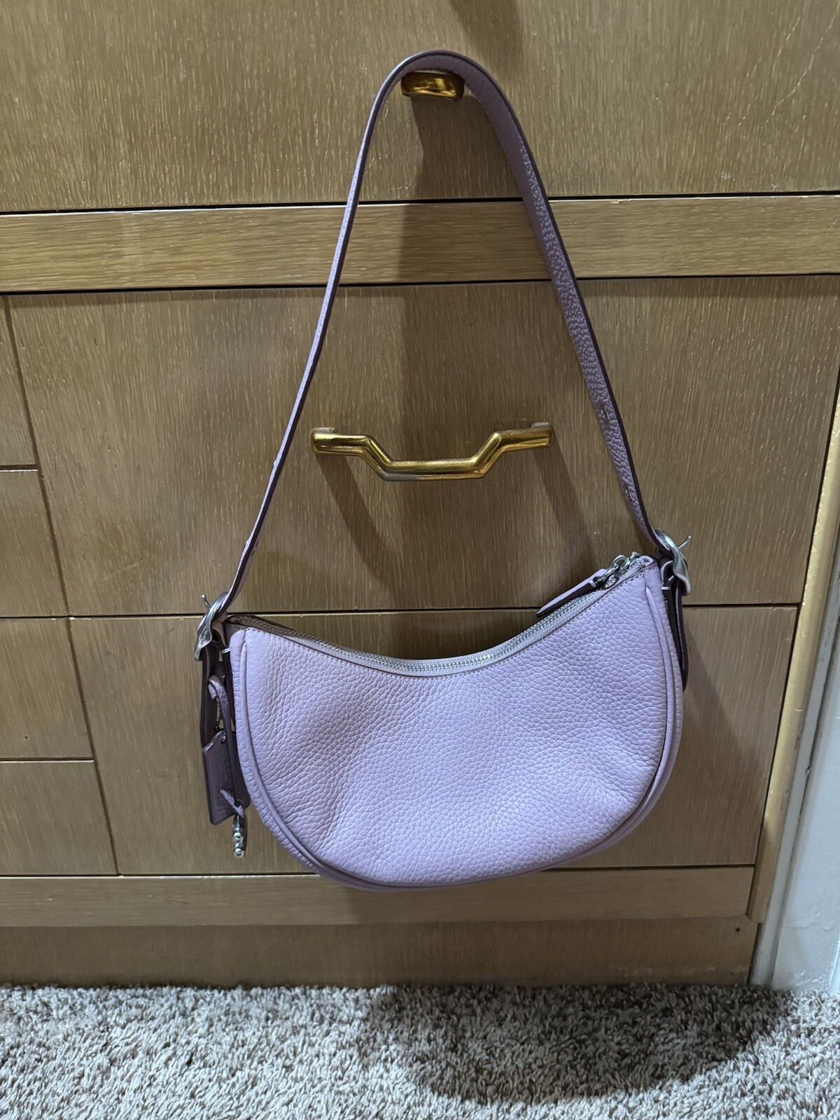 Coach Luna Shoulder Bag in Faded purple - Gem