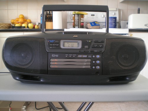 JVC RC-XC1 portable boombox digital tuner AM/FM stereo with CD player 3 ...