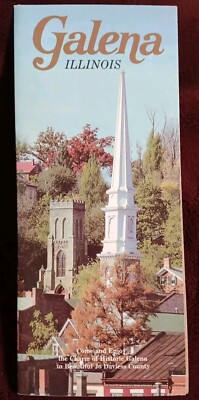 1985 Galena Illinois Travel Brochure. A79 | eBay