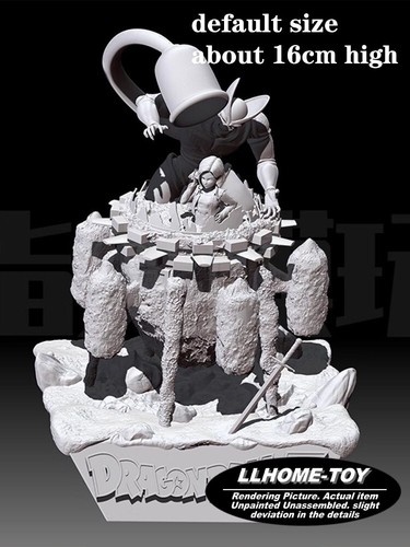 Anime DBZ Cell absorb Android No.18 Battle Resin 3D Print GK Kit Figure ...