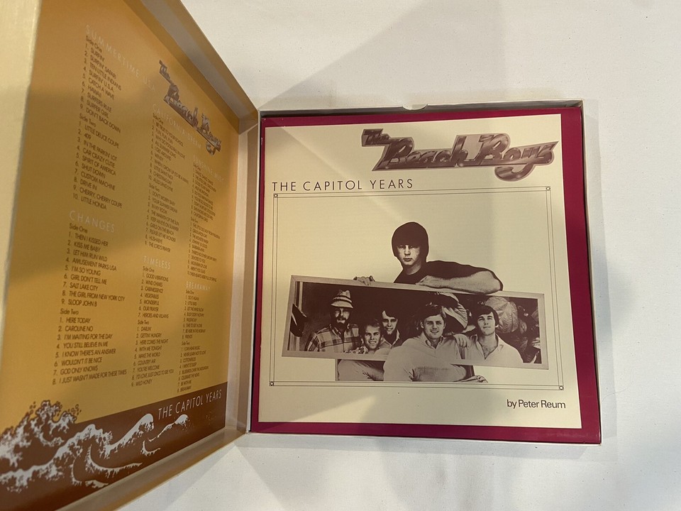 The Beach Boys - The Capitol Years 8 LP Vinyl Box Set 1980 UK Pressing ...